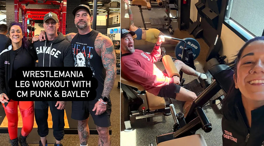 CM Punk’s and Bayley’s Brutal WrestleMania Leg Workout Will Destroy ...