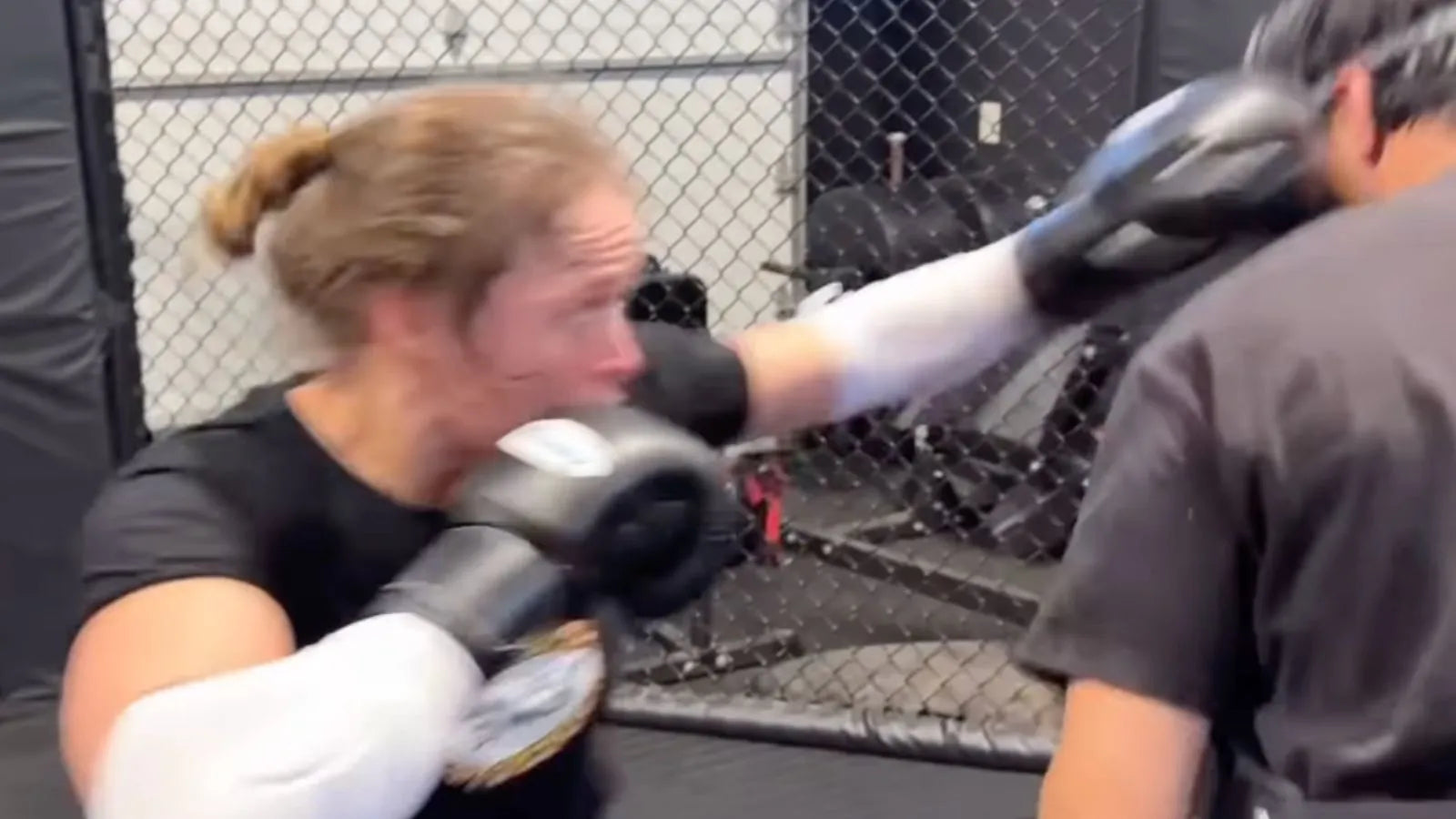 Ronda Rousey Shows First Workout With AJ Matthews Following Gina Carano ...